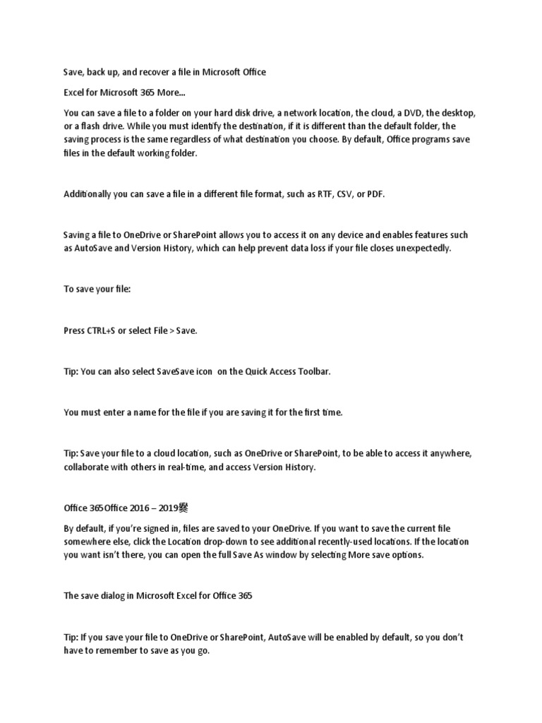 File Saving and Retrieving | Download Free PDF | Computer File | Comma ...