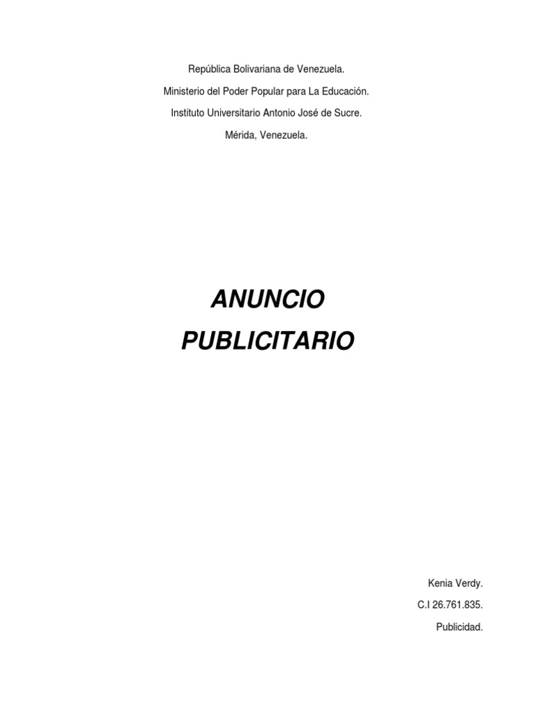 Claves para un Anuncio Publicitario Efectivo | PDF | Publicidad | Diseño