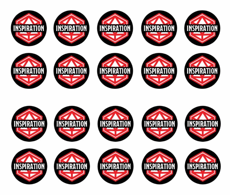 Inspiration Token Sheet | PDF