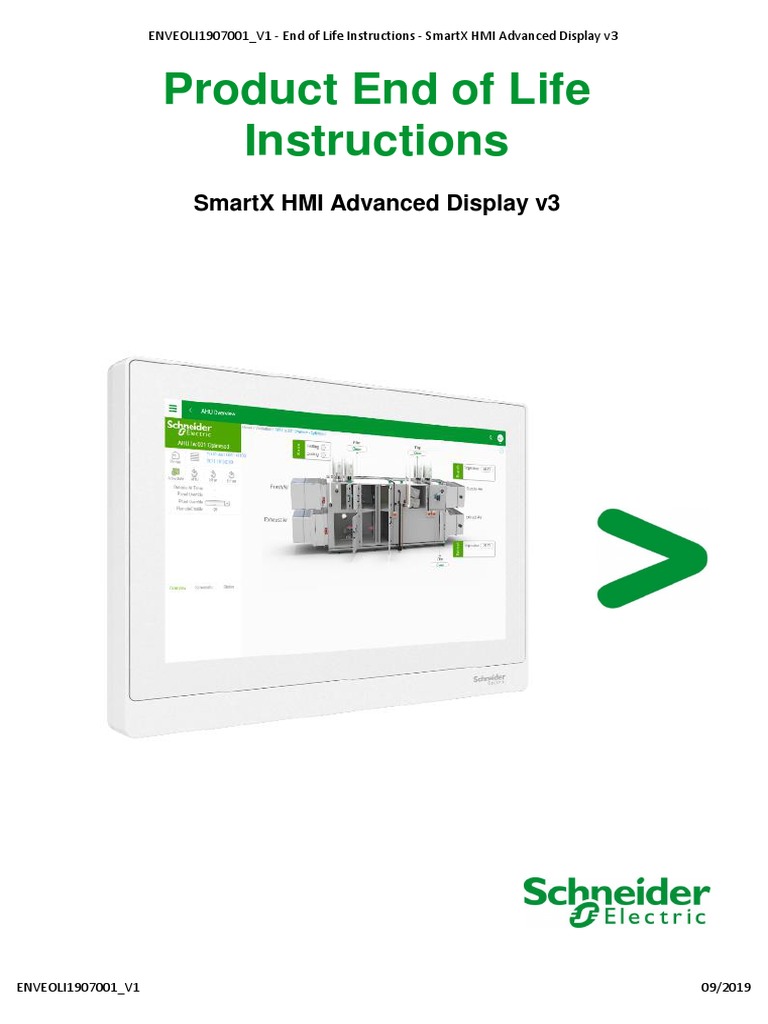 EoLI SmartX HMI Advanced Display v3 | PDF | Waste