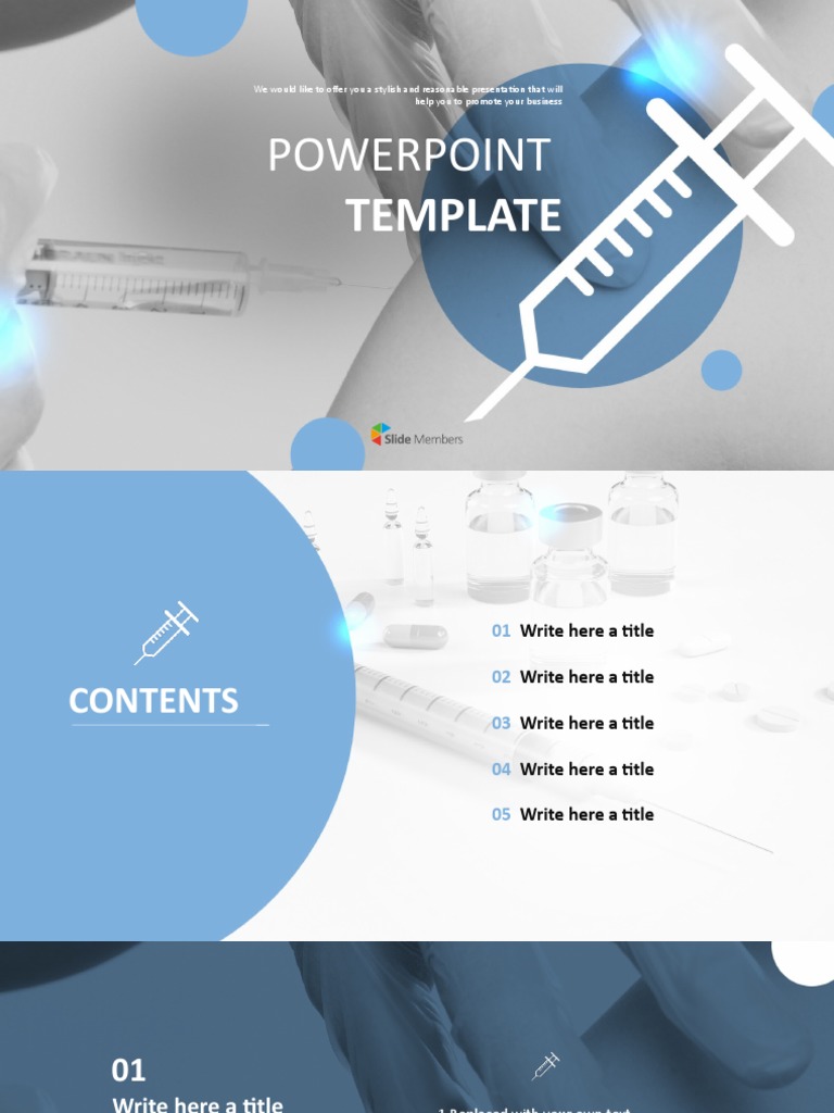 SlideMembers FreePowerPointSyringe PW 9074 | PDF