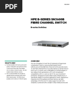 Data Sheet HPE Storage Fibre Channel Switch B-Series SN3600B | PDF ...