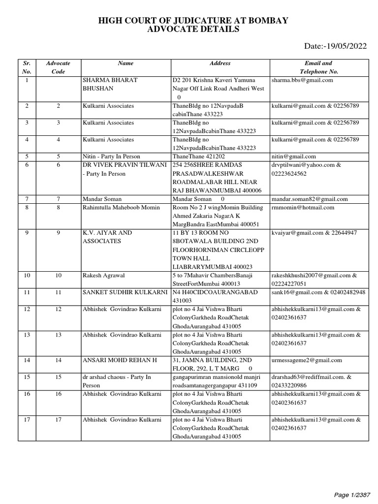 Adv Code Bom 20220519145858 | PDF