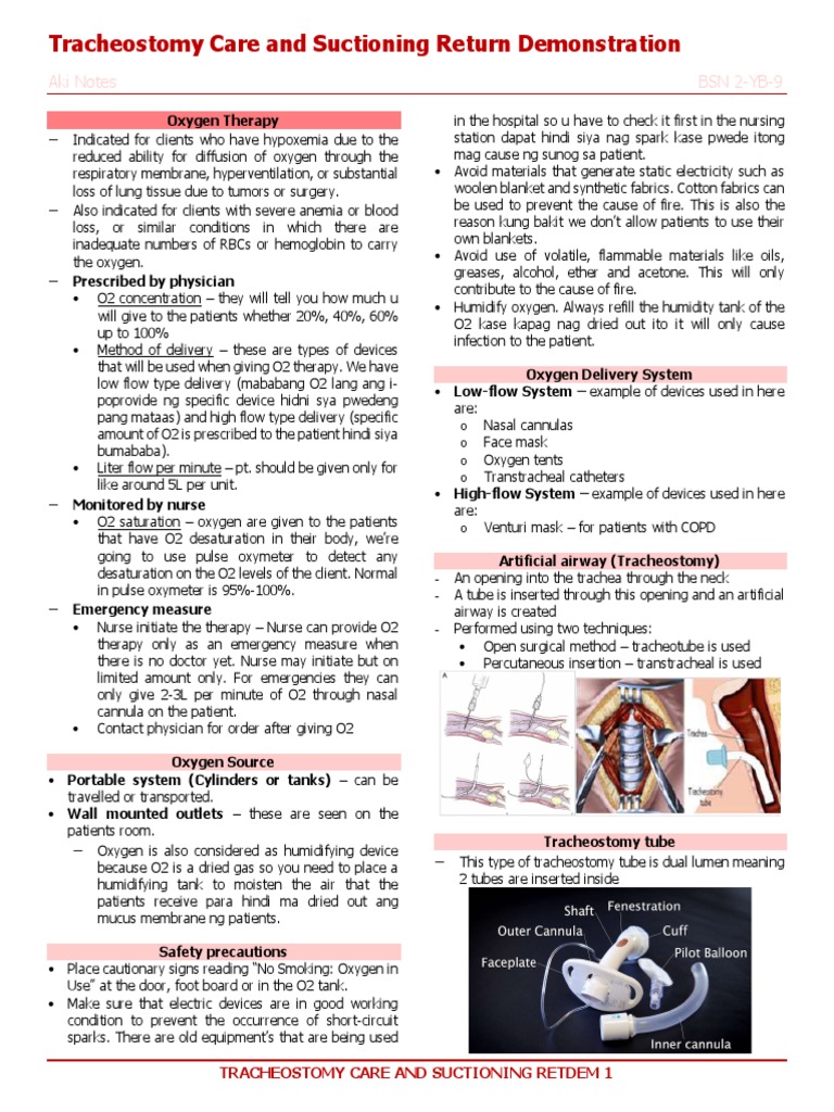 4 - Tracheostomy Care and Suctioning | PDF | Respiratory Tract | Medicine