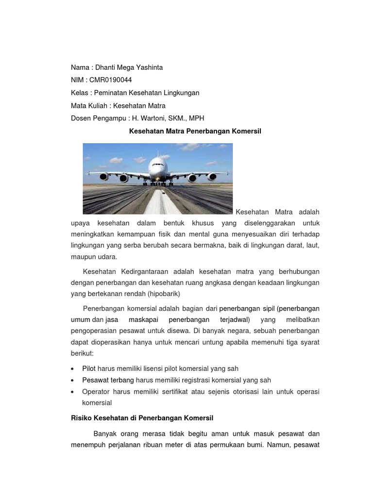 DHANTI MEGA YASHINTA - CMR0190044 (Kesehatan Matra) | PDF ...