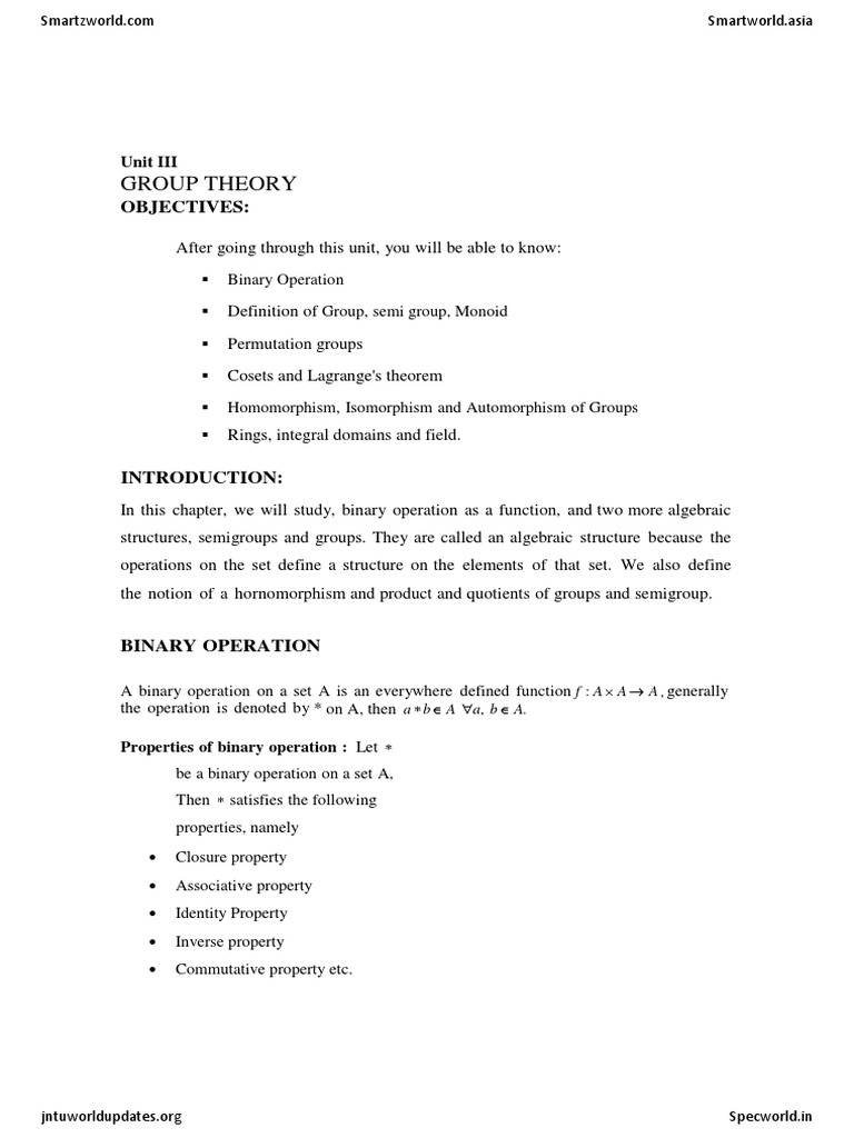 Discrete Mathematical Structure - Unit-3 | Descargar gratis PDF | Group ... Discrete Mathematical Structure - Unit-3 | Descargar gratis PDF | Group ...