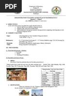 Grade 5 Detailed Lesson Plan: Line Graphs | PDF | Chart | Cartesian ...