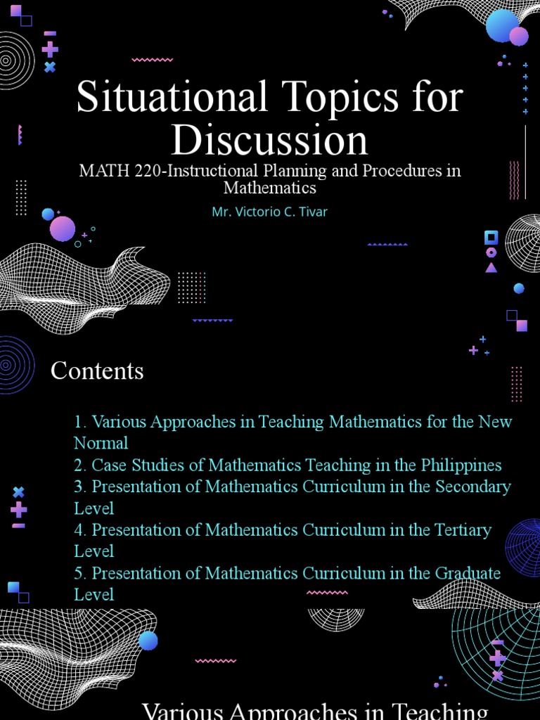 Math 220 - Situational Topics For Discussion | Download Free PDF ...