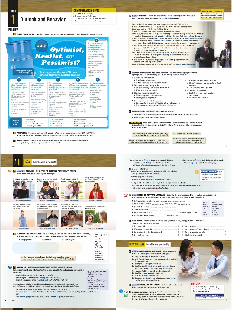 Toaz - Info Book Summit 1 Third Edition 1pdf PR | PDF | Verb | Syntax