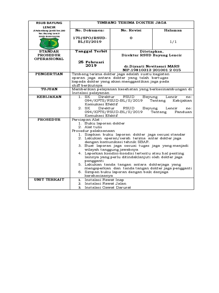 EP.2 - SOP SKP Komunikasi Efektif | PDF