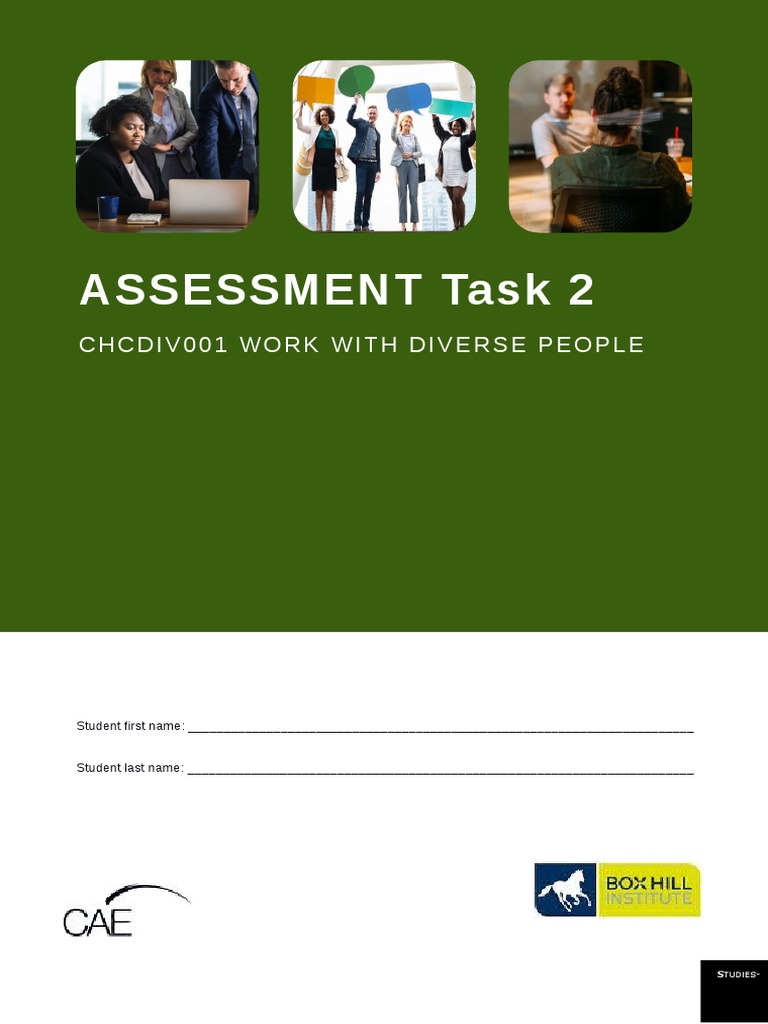 CHCDIV001 Student Assessment Booklet TASK 2 | PDF