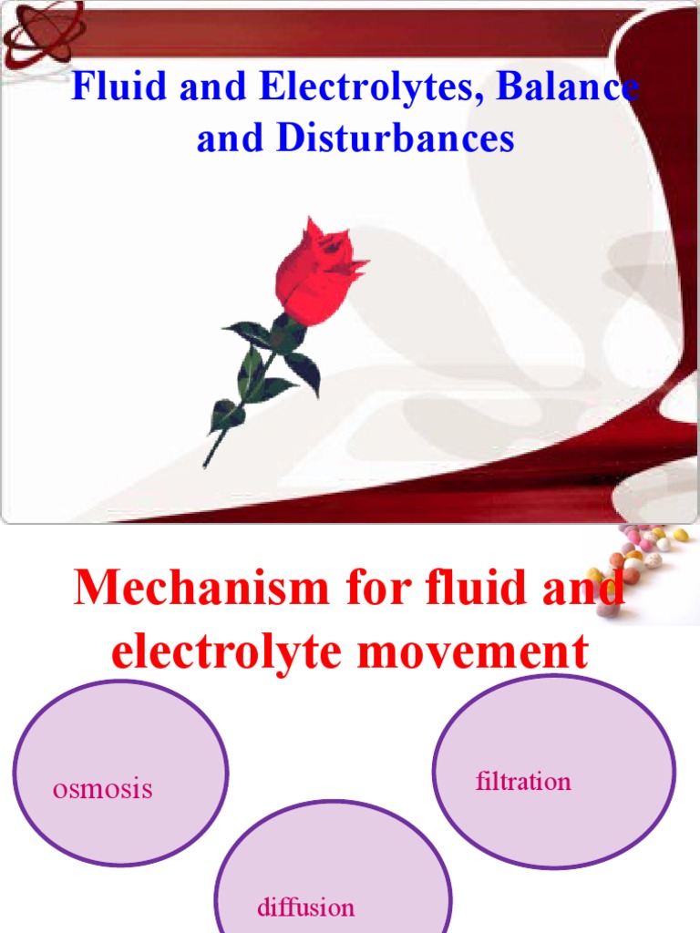 Fluid and Electrolytes, Balance and Disturbances | PDF | Sodium ...