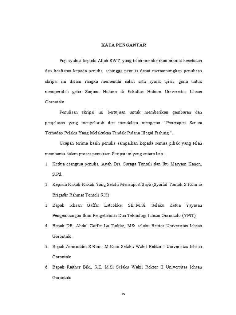 Revisi Daftar Isi Setelah Sidang | PDF