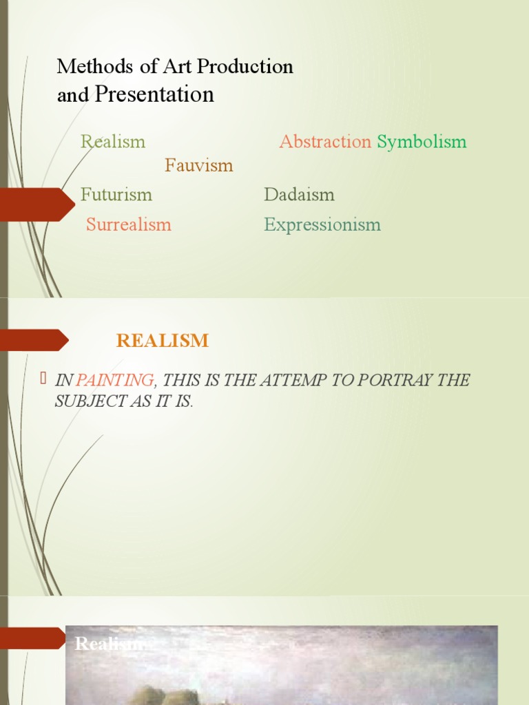 Methods of Art Production Explained | PDF | Abstract Art | Cubism