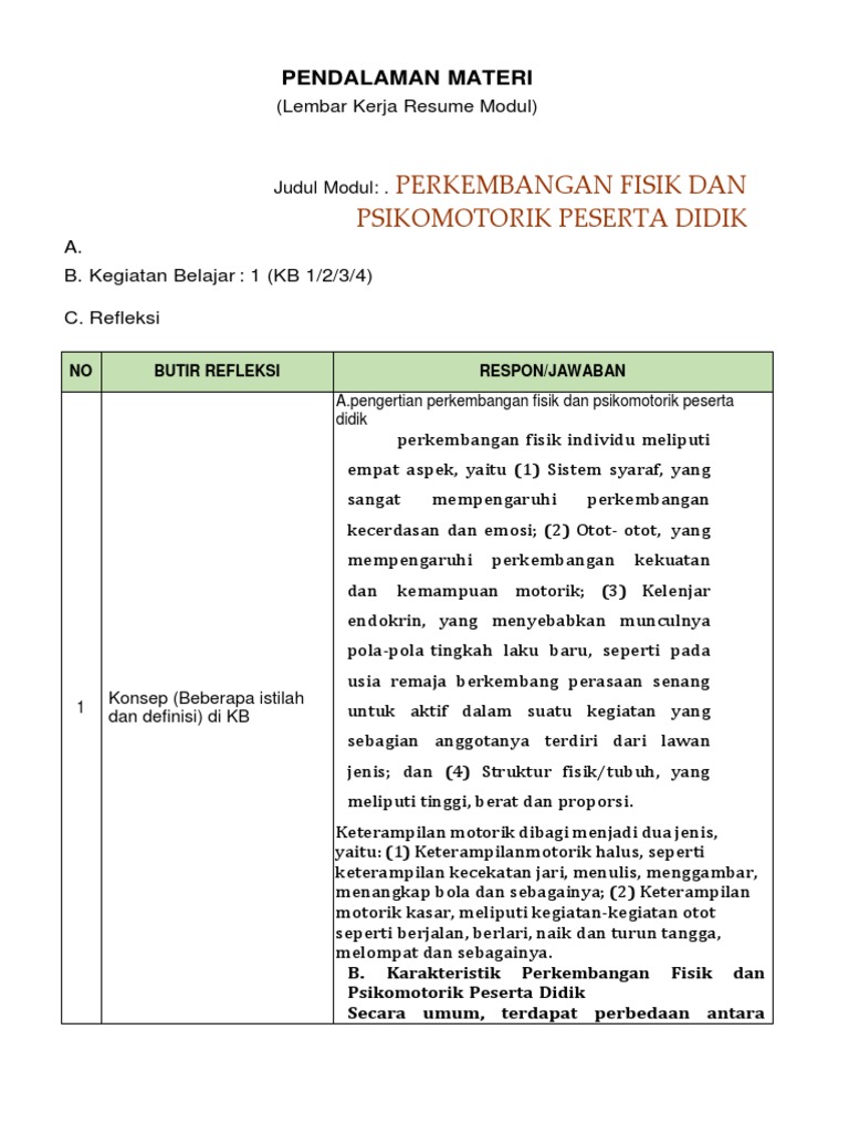 LK - RESUME MODUL 3 KB 1 SDH | PDF