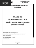 Plano de Gerenciamento Dos Resíduos de Serviços de Saúde (PGRSS) Modelo ...