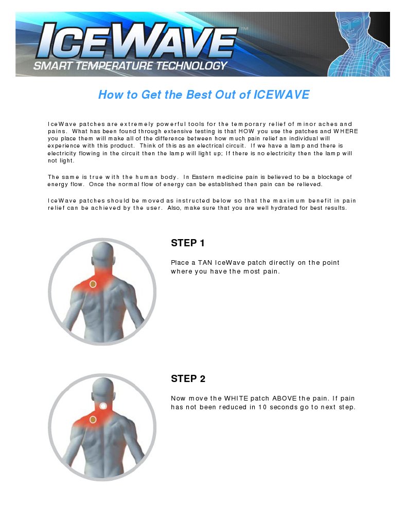 IceWave Patch Placement Guide | PDF