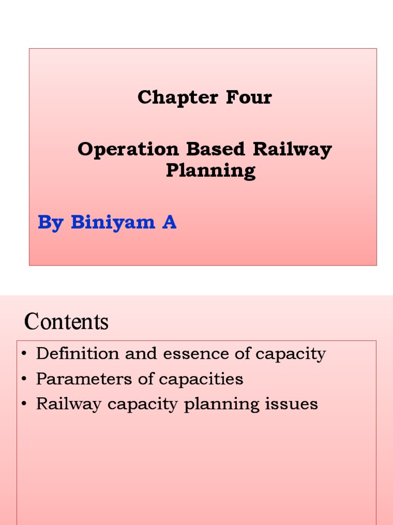 Railway Capacity Planning Insights | PDF | Train | Rail Transport