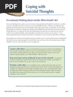 Samaritans Safety Plan Template | PDF | Behavioural Sciences | Mental ...