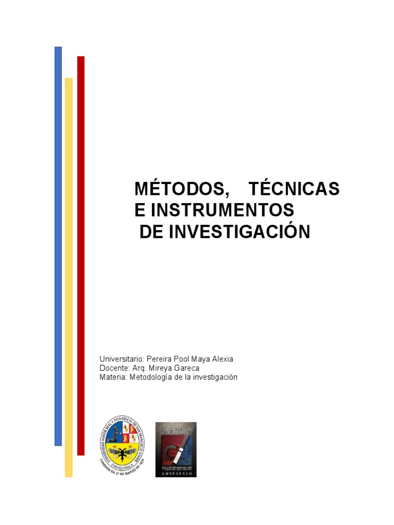 Métodos, Técnicas e Instrumentos | PDF | Método científico | Teoría