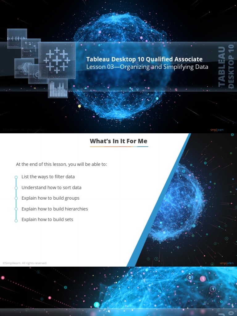 Lesson 3 - Organizing - Simplifying Data | PDF | Databases | Hierarchy