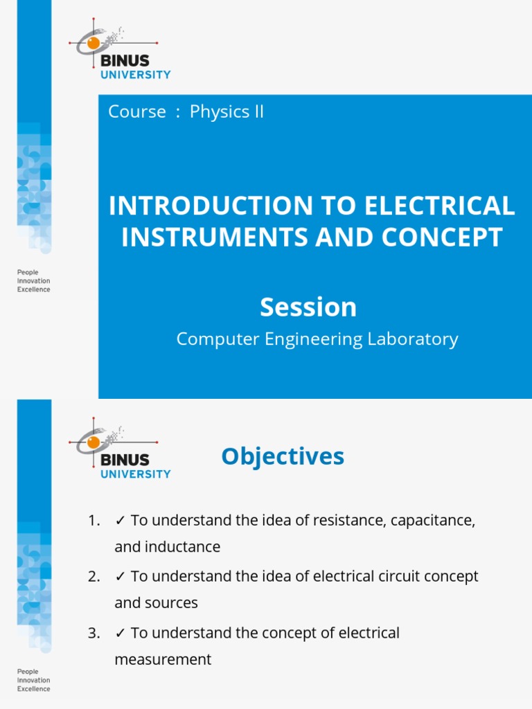 An Introduction to Electrical Components, Concepts, and Measurement ...