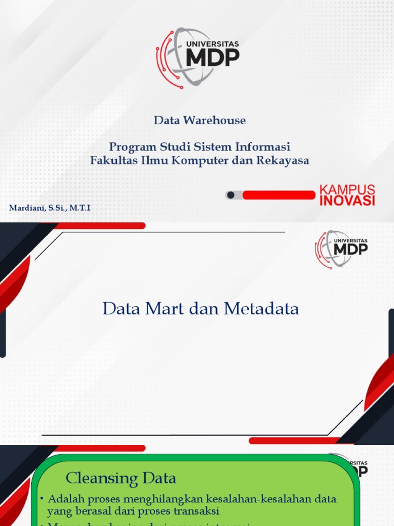 2 Datamart Dan Meta Data | PDF
