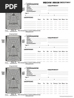 MechWarrior Destiny Character Sheet Long | PDF | Battle Tech ...