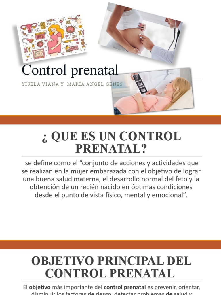 Control Prenatal 1 | PDF | Reproducción humana | Salud pública