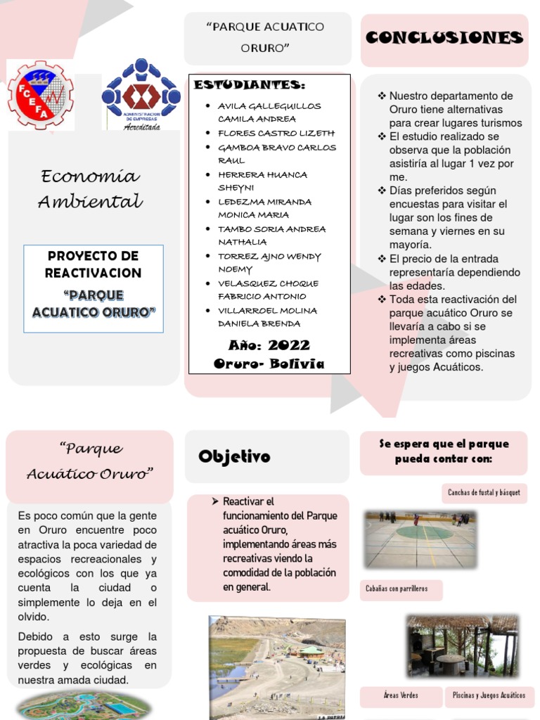 Triptico Parque Acuático | PDF