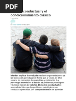 Moldeamiento de la Conducta en Psicología | PDF | Comportamiento ...