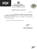 Certification Esat 2022 | PDF