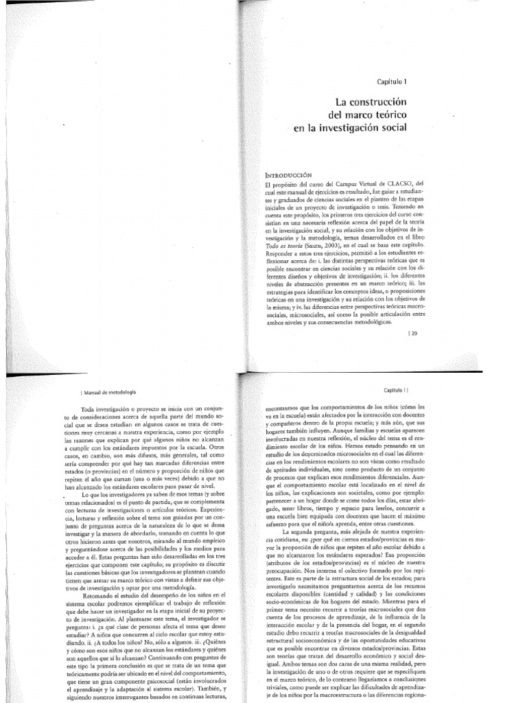Ruth Sautu, Manual de Metodologia | PDF
