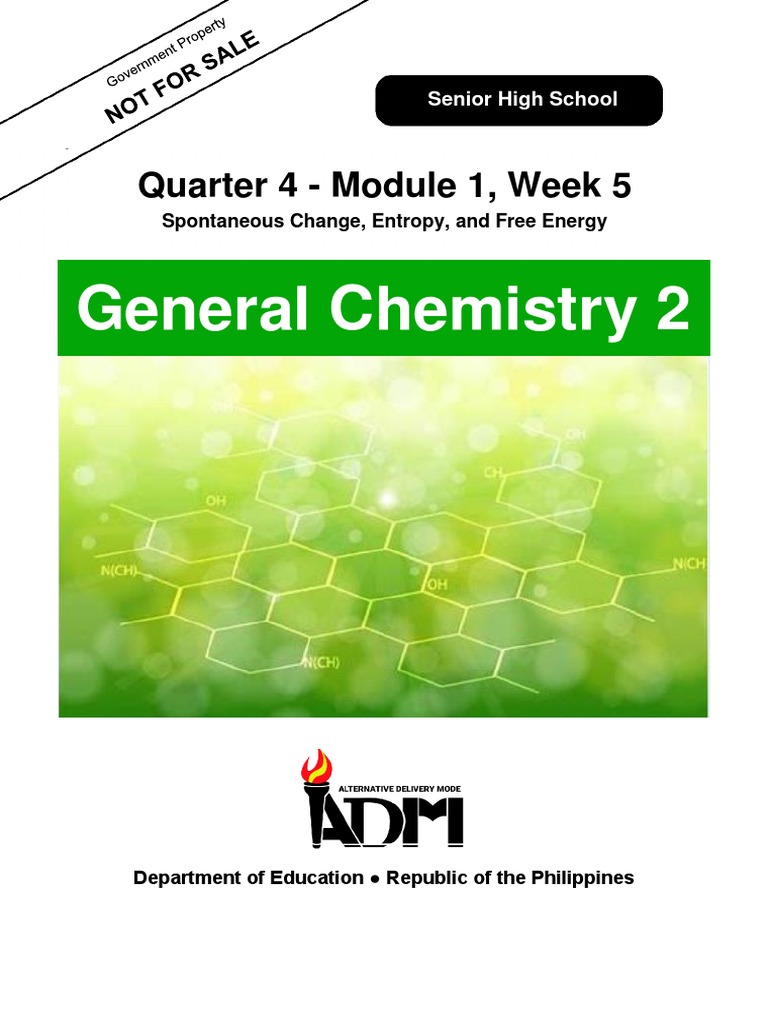 General Chemistry 2: Quarter 4 - Module 1, Week 5 | PDF | Gibbs Free ...