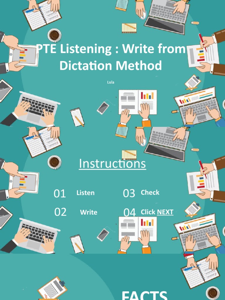 PTE Write from Dictation Guide | PDF | Sentence (Linguistics) | Word