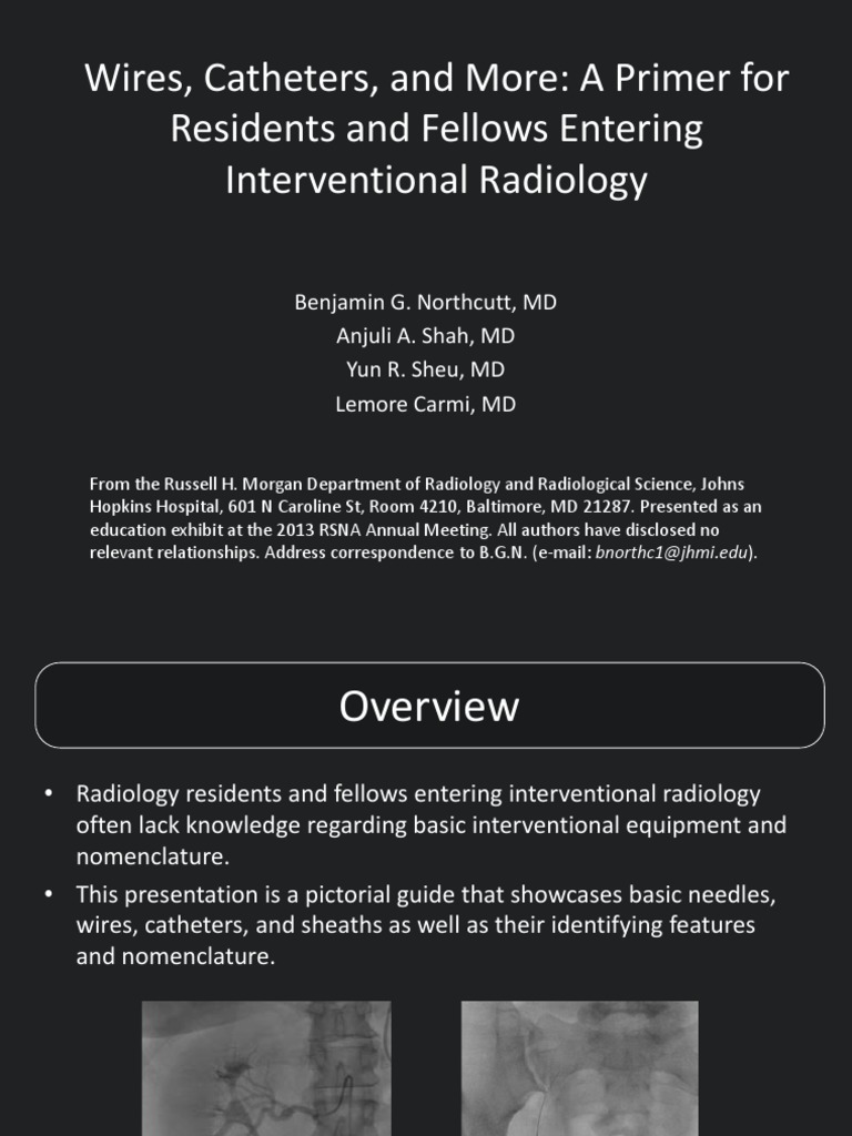 Interventional Radiology Primer | PDF | Catheter | Interventional Radiology
