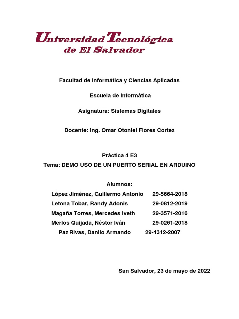 Comunicación serial entre Arduino y PC: Demostración del uso de un puerto serial en Arduino ...
