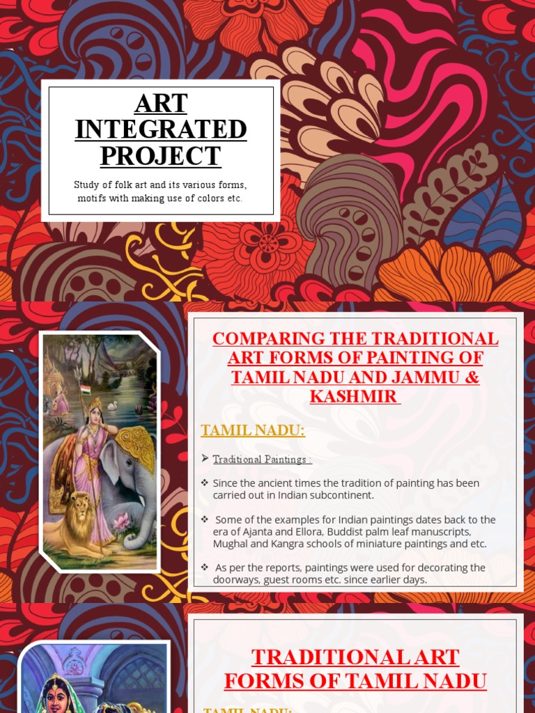 Art Integrated Project SST | PDF | Paintings | The Arts