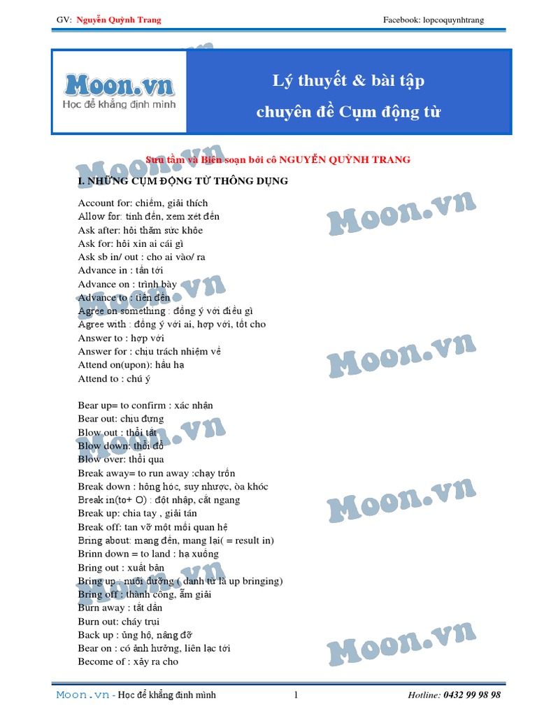 320 Phrasal Verbs Keys | PDF