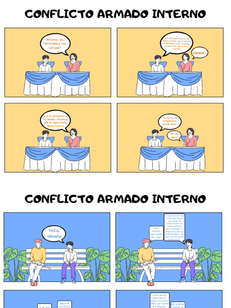Historieta Del Conflicto Armado En Guatemala Pdf Guatemala Guerra