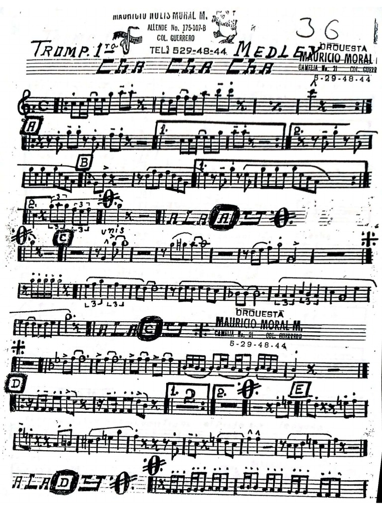 Cha Cha Cha Danzonera | PDF