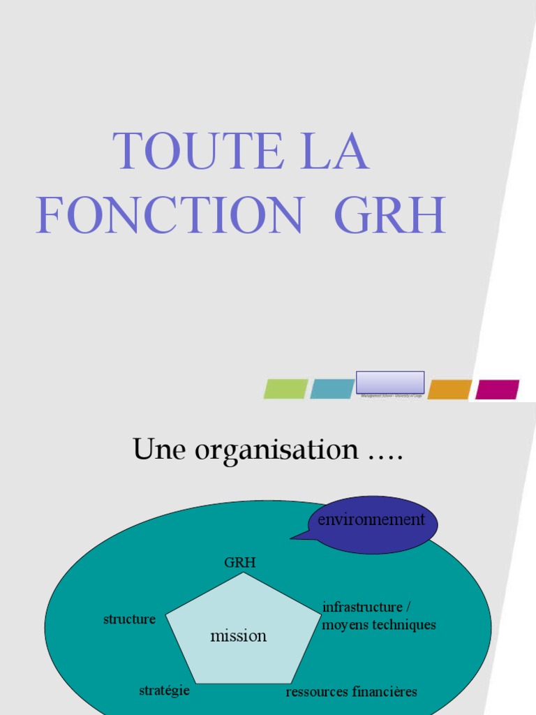 Toute La Fonction GRH | PDF | Recrutement | Gestion des ressources humaines