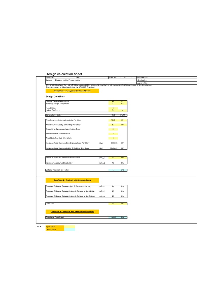 Elevator Lobby Pressurization 1 | PDF | Elevator | Stairs