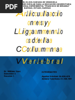 Articulaciones y Ligamentos de La Columna Vertebral | PDF
