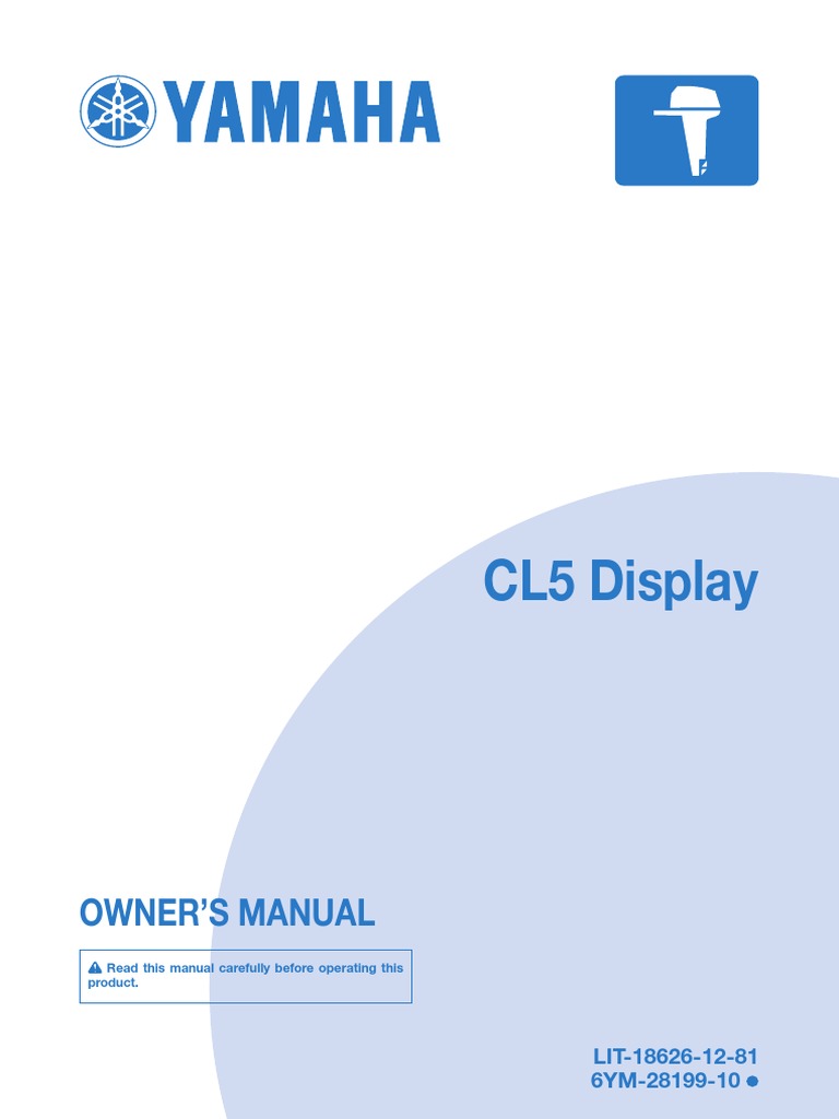 CL5 Display: Owner'S Manual | PDF | Touchscreen | Engines