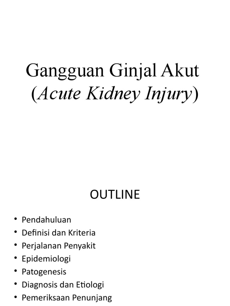 PAPDI Gangguan Ginjal Akut | PDF | Pengembangan Diri | Kesehatan Holistik