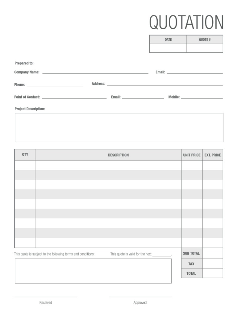 quotation-template-graphic-design | PDF