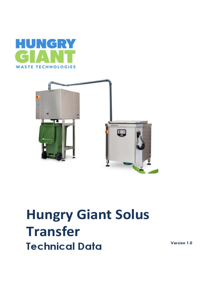 Technical Data SOLO Transfer BIO-GRINDER HUNGRYGIANT2022 | PDF | Pipe ...