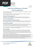 Solar Panel Maintenance Checklist PV PDF | PDF | Photovoltaics ...