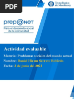 Actividad Evaluable Semana 11. Problemas Sociales Del Mundo Actual. | PDF | Pobreza | Pobreza e ...